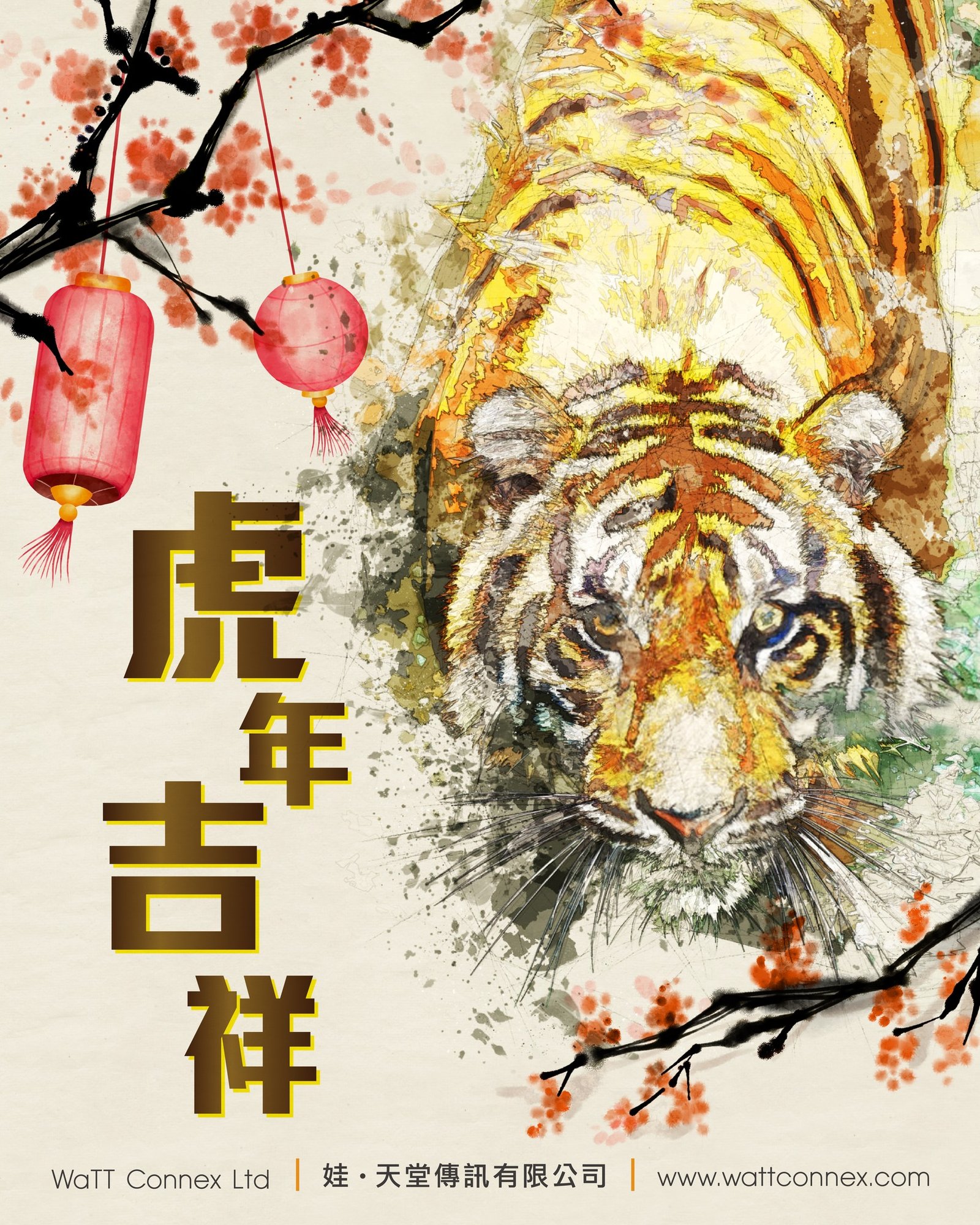 Happy Lunar New Year 2022 : Watt Connex